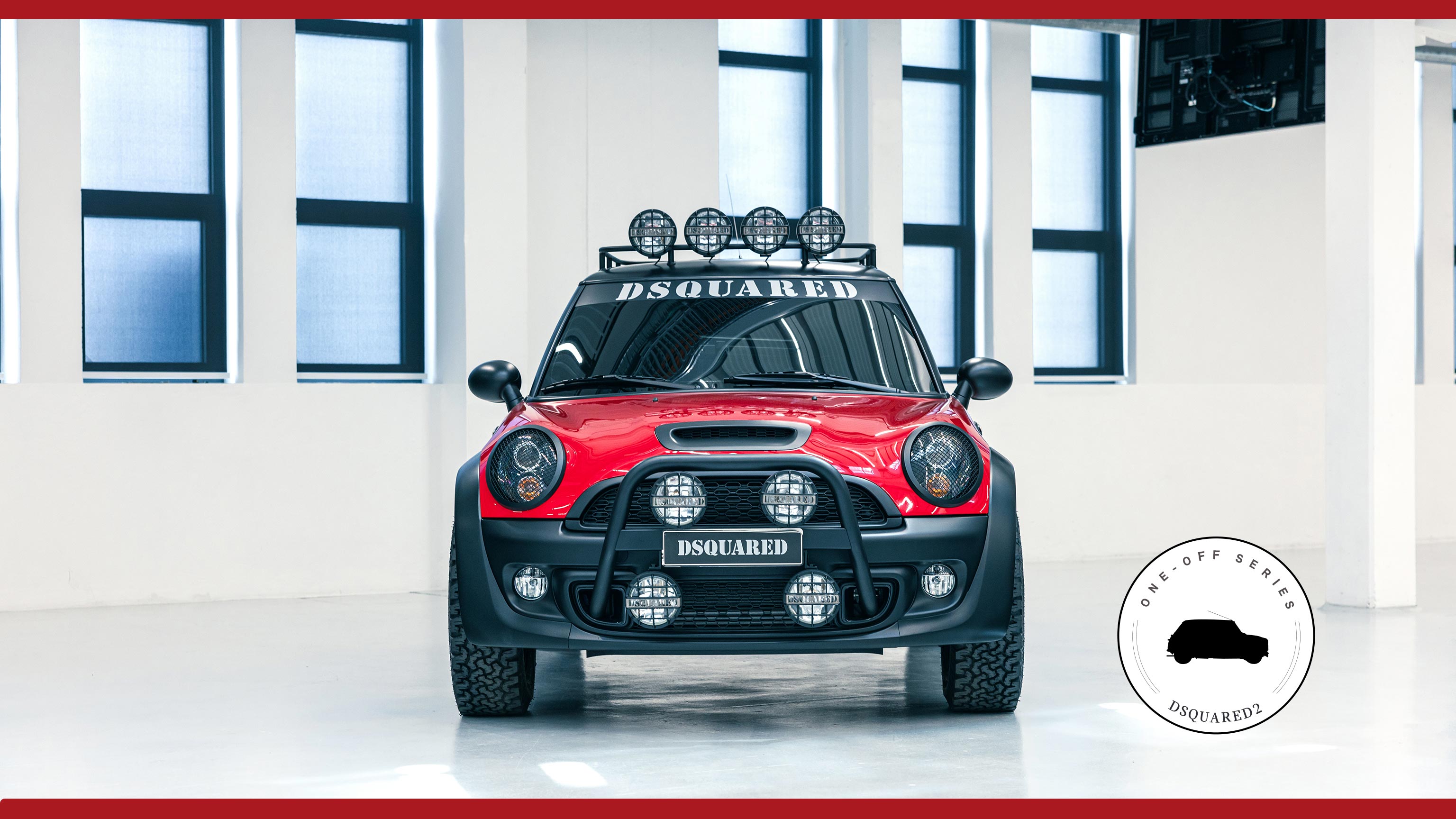 The MINI Cooper S Red Mudder DSQUARED2 MINI